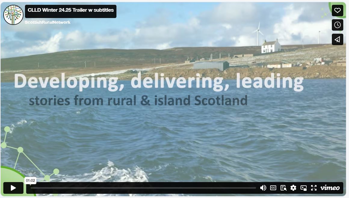 Coming to a screen near you! - Scottish Rural Network