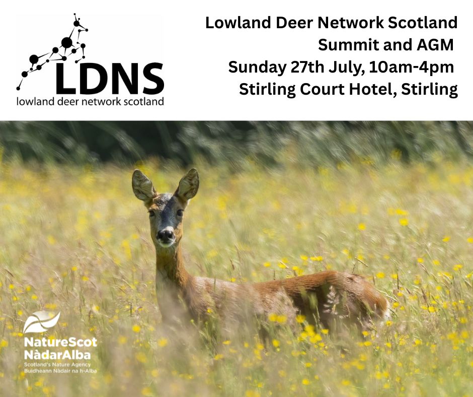 Lowland Deer Network Scotland Summit and AGM - Scottish Rural Network